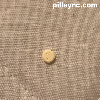 MP 30 ROUND YELLOW - chlorthalidone tablet - nucare pharmaceuticals ...
