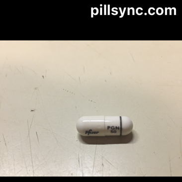 Pfizer PGN 50 CAPSULE WHITE - pregabalin 50 MG Oral Capsule [Lyrica ...